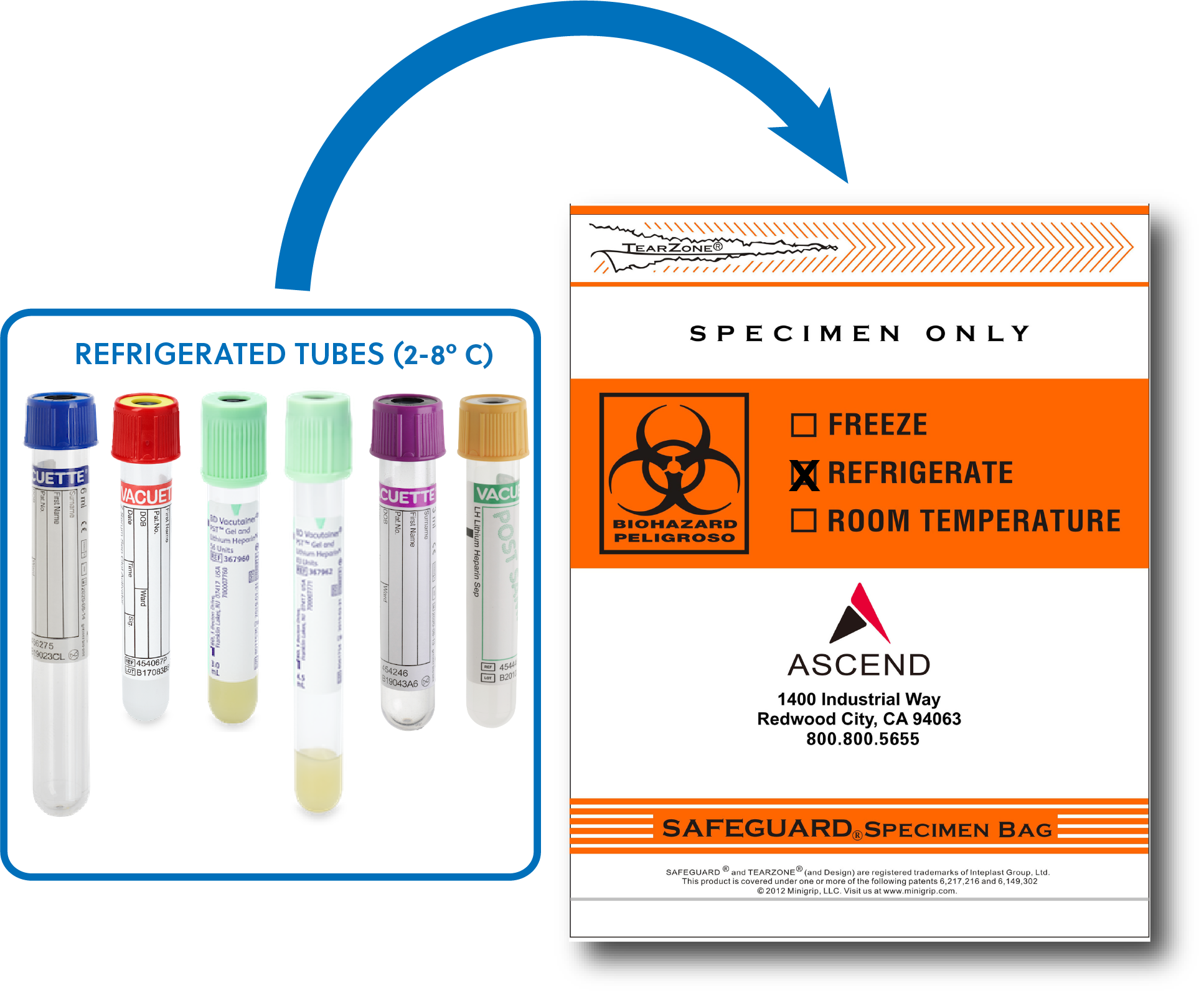 Specimen Preparation & Storage for Ascend Courier Pick Up – Ascend ...